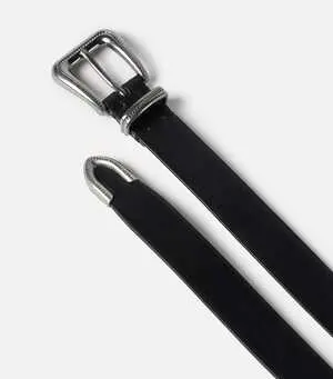 Brunello Cucinelli Calfskin Leather Belt - Black