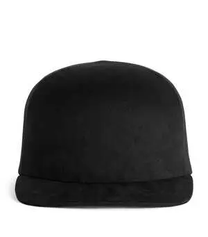 Balenciaga Cotton High Crown Cap - Black