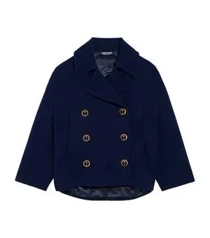 Balenciaga Wool Double-breasted Pea Coat