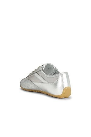 Alexander McQueen Metallic Boxe Sneakers - Silver