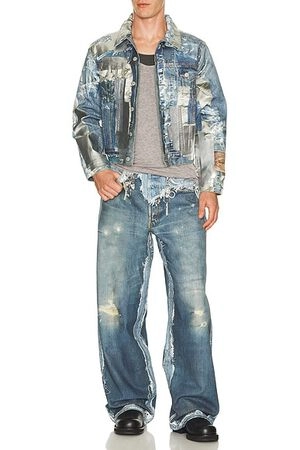Acne Studios Ovice Tape Jacket - Mid Blue