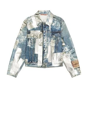 Acne Studios Ovice Tape Jacket - Mid Blue