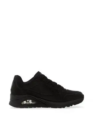 Sketchers Uno Shiny Scale Snakeskin-effect Lace-up Sneakers