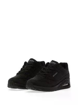 Sketchers Uno Shiny Scale Snakeskin-effect Lace-up Sneakers