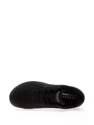 Sketchers Uno Shiny Scale Snakeskin-effect Lace-up Sneakers