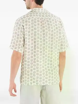 SAMSOE SAMSOE Oscar Ap Print Short-sleeve Shirt