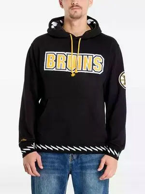 Mitchell & Ness Logo-print Hoodie - Black