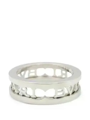 BVLGARI B.zero1 Open Logo Spiral Ring - Silver