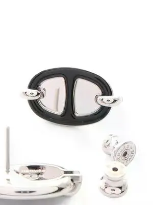 Hermès Tone Maillon Motif Earrings