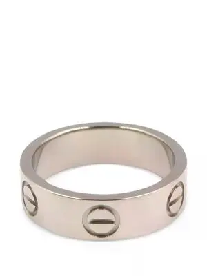 Cartier 1996 Love Ring In White Gold - Silver