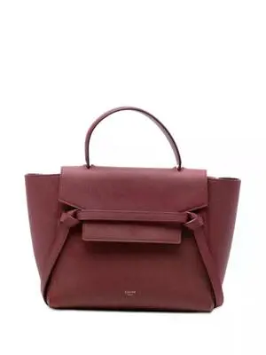 Celine 2018 Grained Calfskin Belt Bag Red