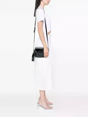 Gucci Patent Leather Soho Disco Crossbody Bag - Black