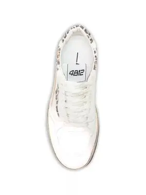 4B12 Olimpia Leopard Print Sneakers