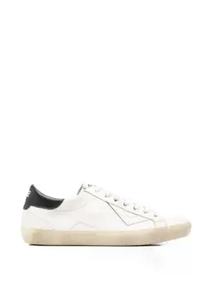 4B12 Suprime Panelled Lace-up Sneakers - White