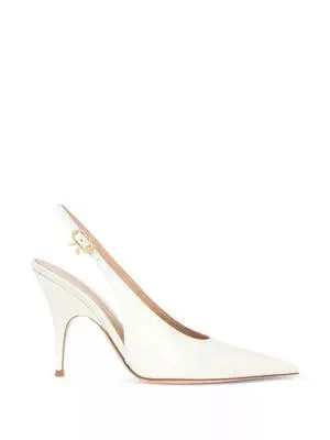 GIANVITO ROSSI Gianvito Rossi Sofia Slingback Pumps White