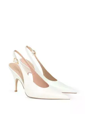 GIANVITO ROSSI Sofia Slingback Pumps - White