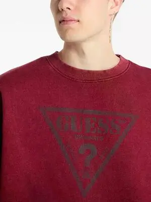 Guess Logo-print Sweatshirt - Red