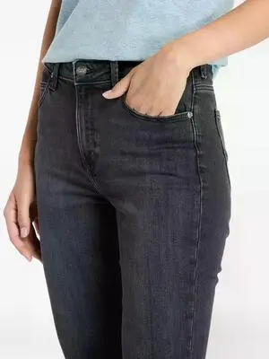 LEEM Faded Wash Belted Jeans - Grey
