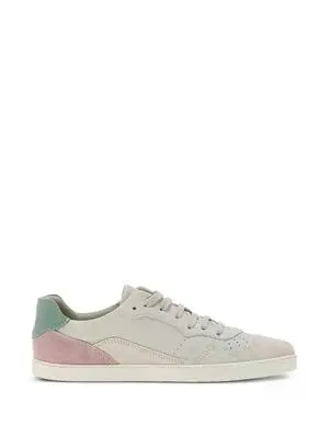 GROUNDIES Nova Lace-up Sneakers With Perforated Detailing - Neutrals