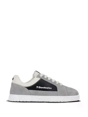 BAREBARICS Perforated Suede-panel Sneakers - Grey