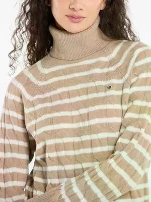 Tommy Hilfiger Cable-knit Striped Sweater