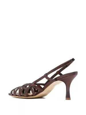 THE SELLER Metallic Cage-style Pumps