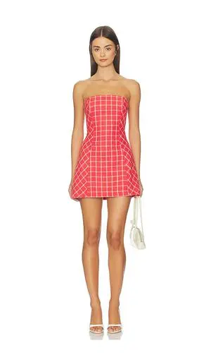 Amanda Uprichard Daisy Romper - Red