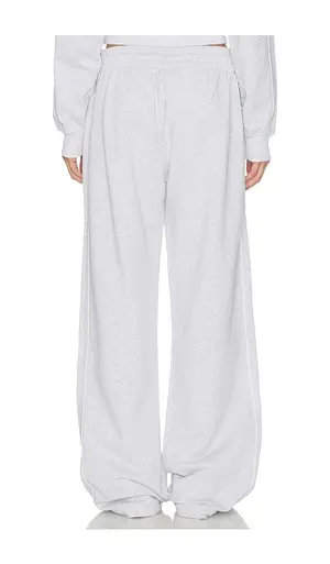 Casablanca Embroidered Wide Leg Jersey Pants