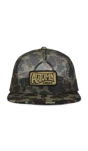 AUTUMN Camo Trucker Cap - Green