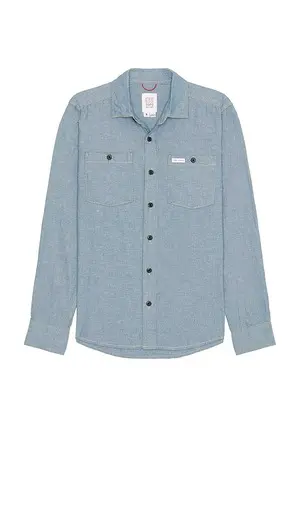 TOPO DESIGNS Utility Chambray Shirt In . Also