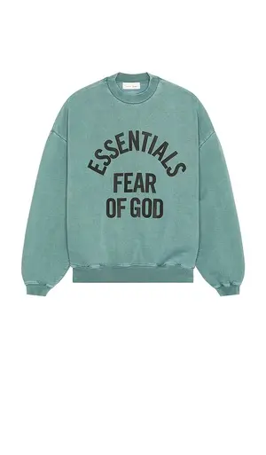 Fear Of God Campus 90's Crewneck Sweatshirt - Blue
