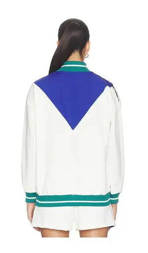 Gcds Color Block Track Jacket - White