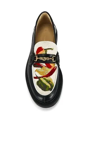 Filling Pieces Pepper Loafer With Graphic Embroidery