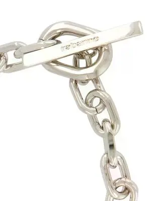 Rabanne Tone Resin Pendant Cable-link Necklace