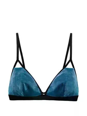 UNDRESS CODE Velvet Bra - Blue