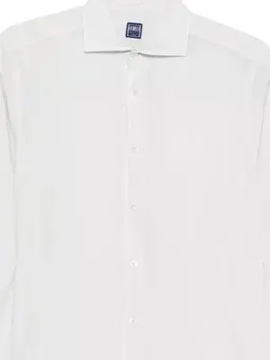 Fedeli Sean Spread-collar Shirt - Grey