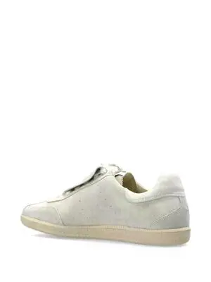 DUKE + DEXTER Star-patch Lace Up Sneakers - Neutrals
