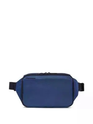 PIQUADRO Mesh Belt Bag With Logo Lettering