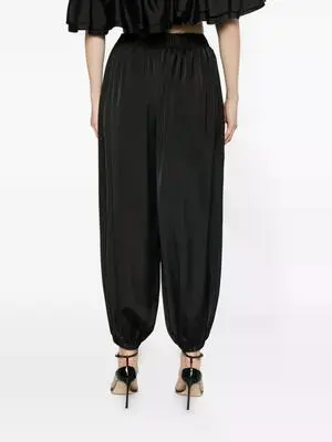PARLOR Satin Finish Elasticated Cuff Trousers