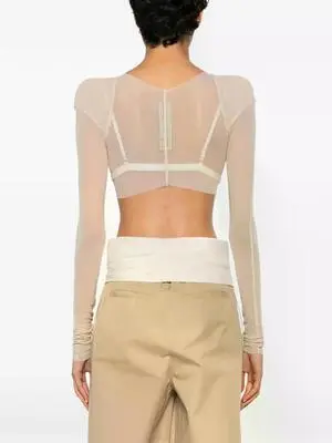Rick Owens Temple Helm Padded-shoulder Top