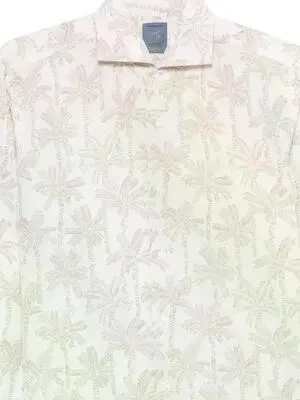 BARBA NAPOLI Palm Tree-print Shirt