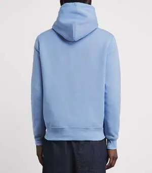 Polo Ralph Lauren Cotton-blend Hoodie With Graphic Bear Print - Blue