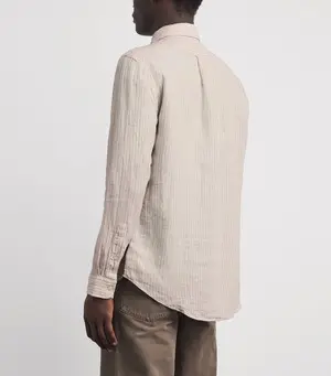 Polo Ralph Lauren Linen Custom-fit Stripe Shirt