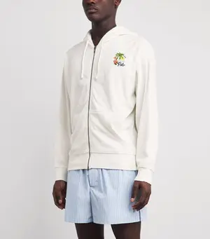 Polo Ralph Lauren Cotton-blend Palm Tree Zip-up Hoodie