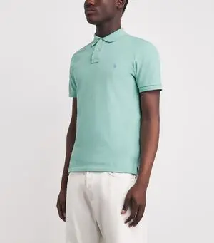 Polo Ralph Lauren Cotton Mesh Slim-fit Polo Shirt