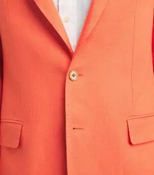 Polo Ralph Lauren Linen Single-breasted Blazer