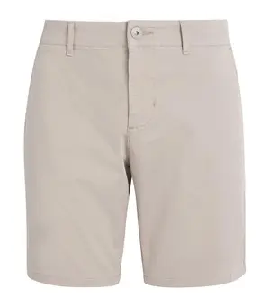 Paige Phillips Straight-leg Chino Shorts - Beige
