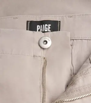 Paige Phillips Straight-leg Chino Shorts - Beige