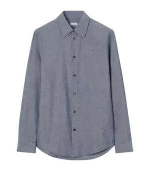 Burberry Cotton-blend Chambray Ekd Shirt