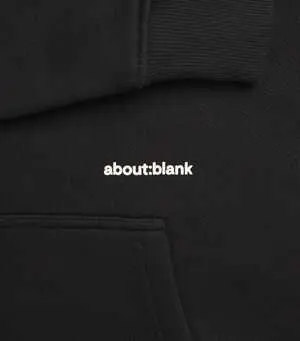 ABOUT:BLANK Cotton Loopback Hoodie